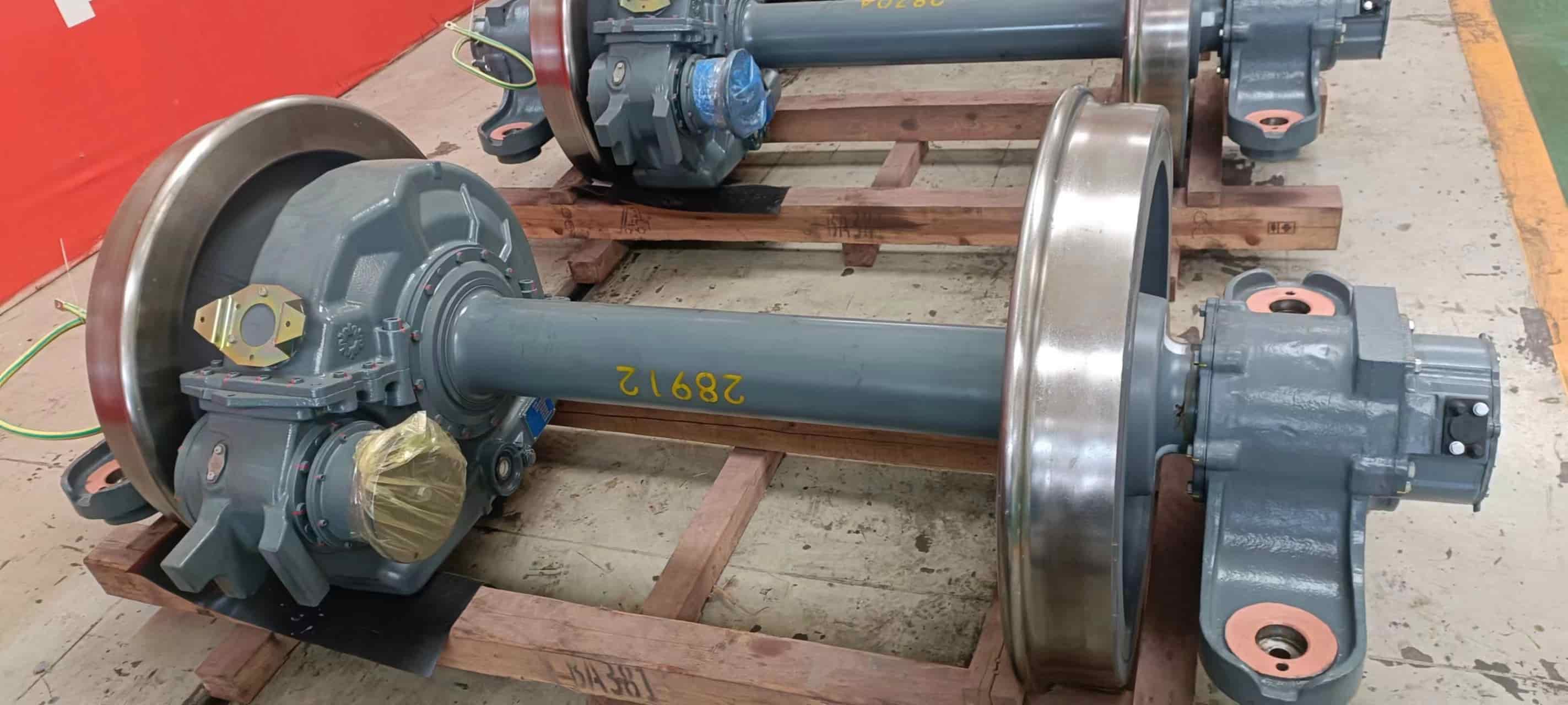 Roue Et Essieu De Wagon Ferroviaire Du Fabricant Chinois MTJ Roue Et Essieu De Wagon Ferroviaire Du Fabricant Chinois MTJ